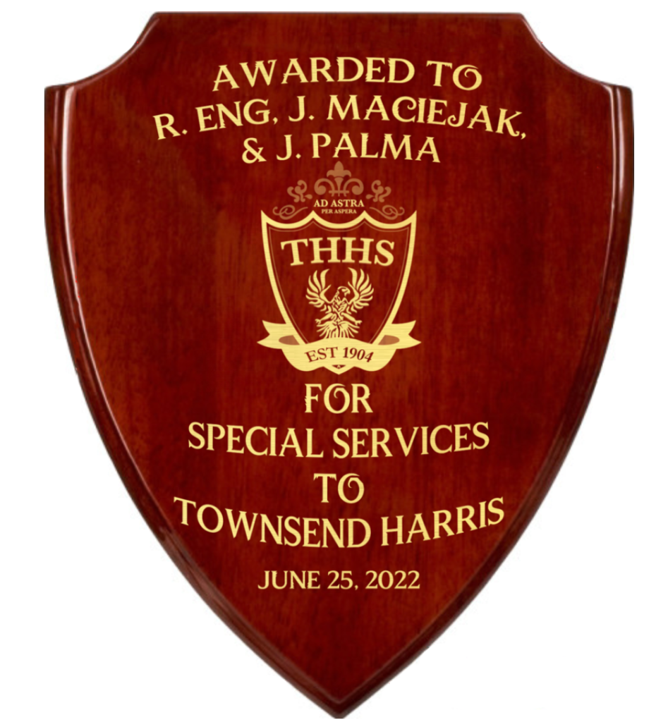 2022 Special Award for Services to the School goes to graduate editors ...